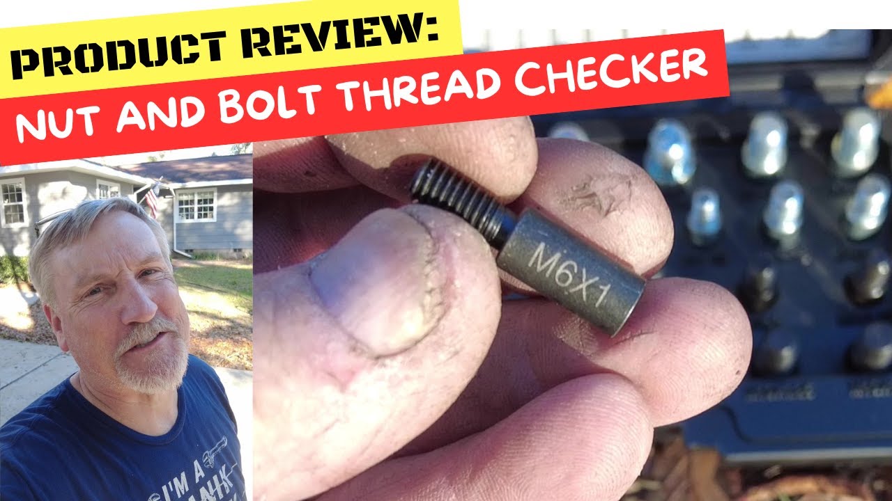 Product Review Nut and Bolt Thread Checker - YouTube