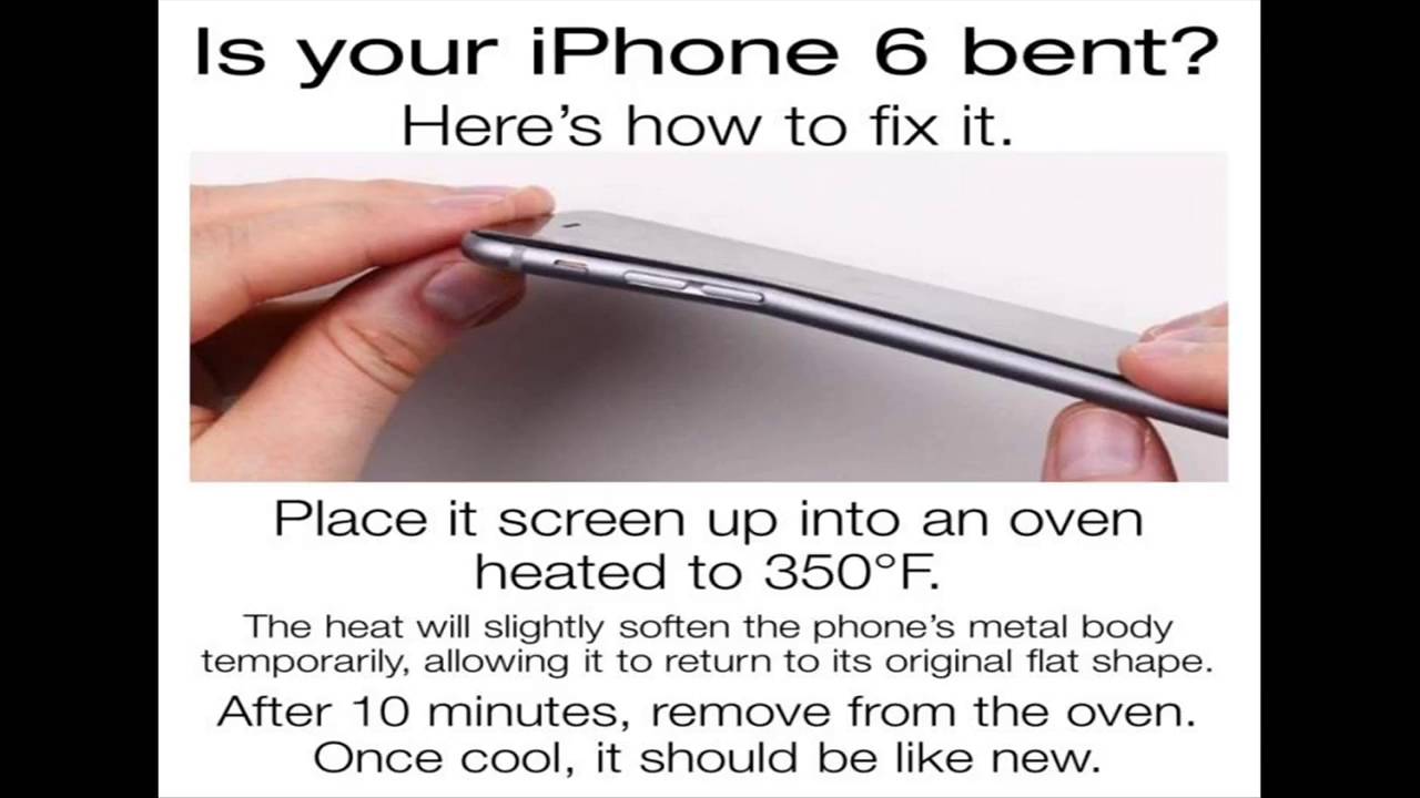 Fix bended iPhone 6 iphone repair shop - YouTube