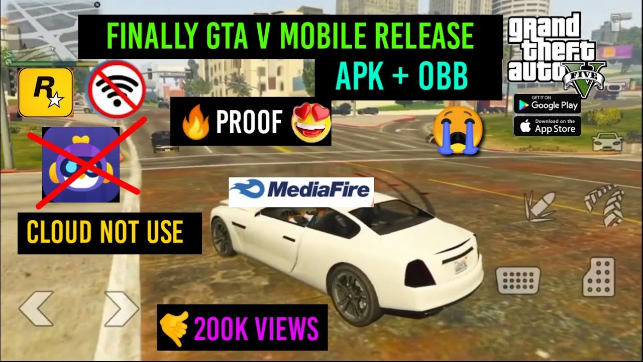 🔥 finally GTA V mobile version apk + OBB file real or fake Tamil - YouTube