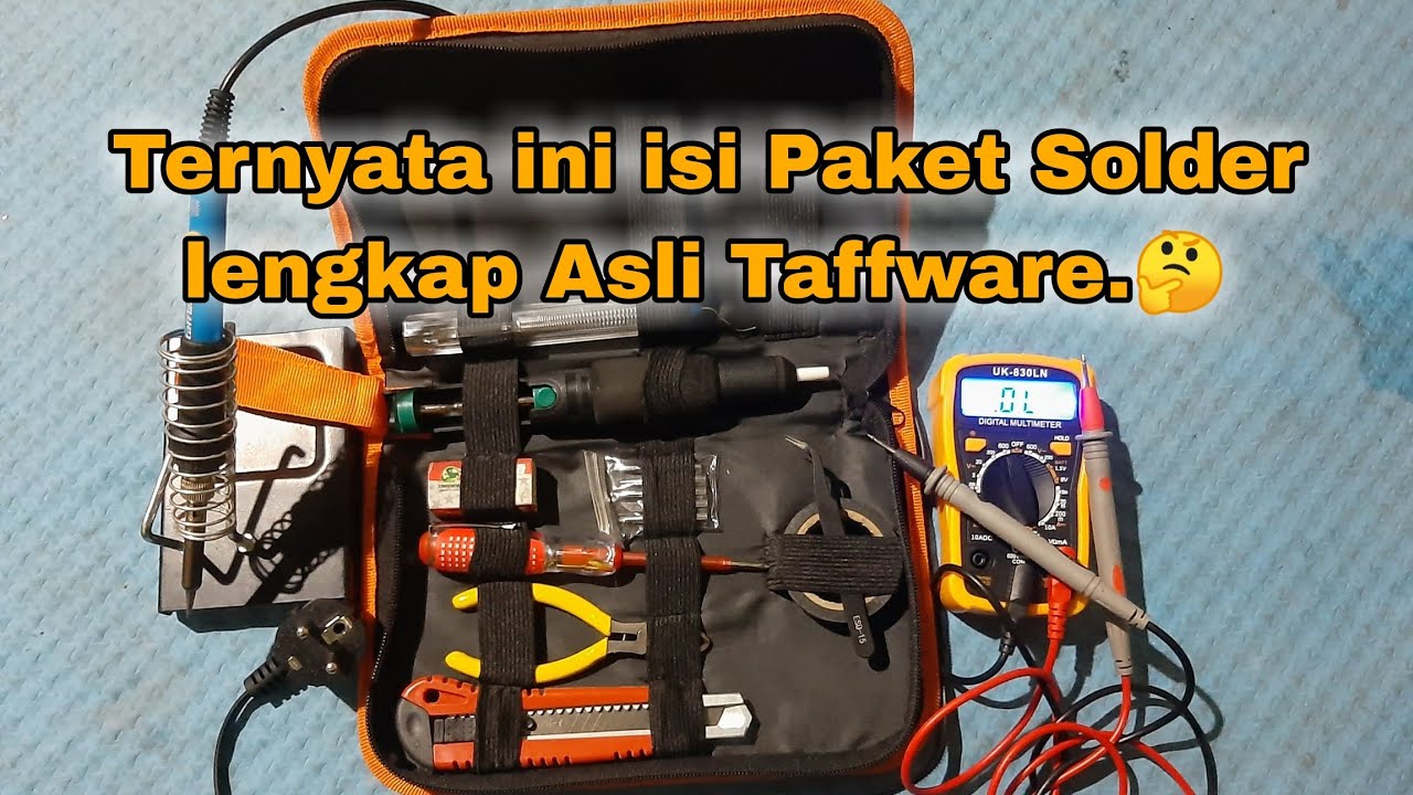 Isi Paket Solder Lengkap Asli Taffware 🤔 - YouTube