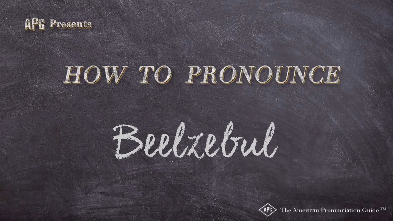 How to Pronounce Beelzebul (Real Life Examples!) - YouTube