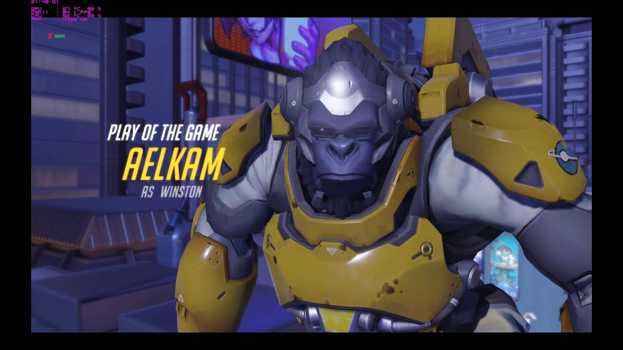 Overwatch - Winston Gameplay - YouTube