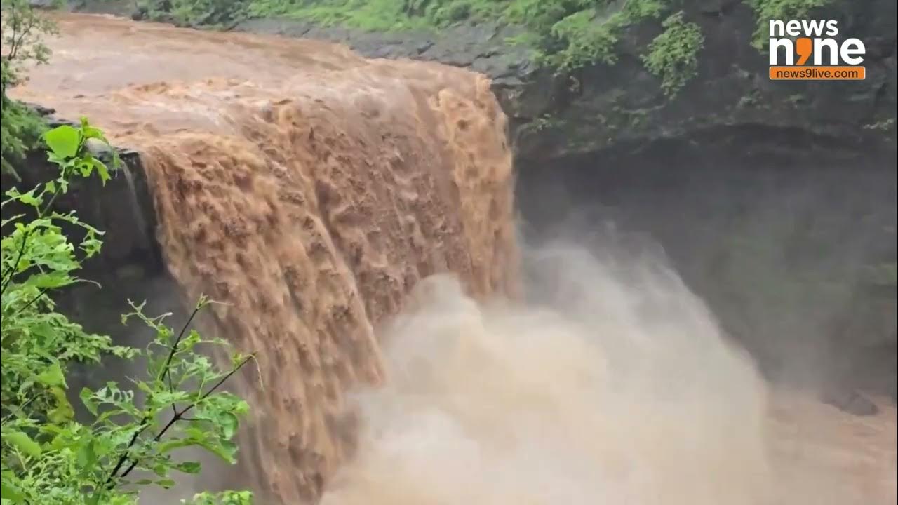 Gujarat Flood : Gira Waterfall Overflowing | Drone Footage of Dang ...