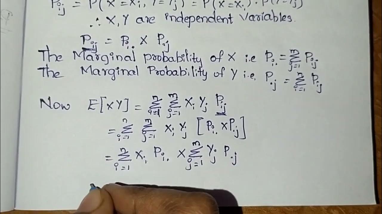 Multiplication theorem on Expectation Discrete and Continuous case ...