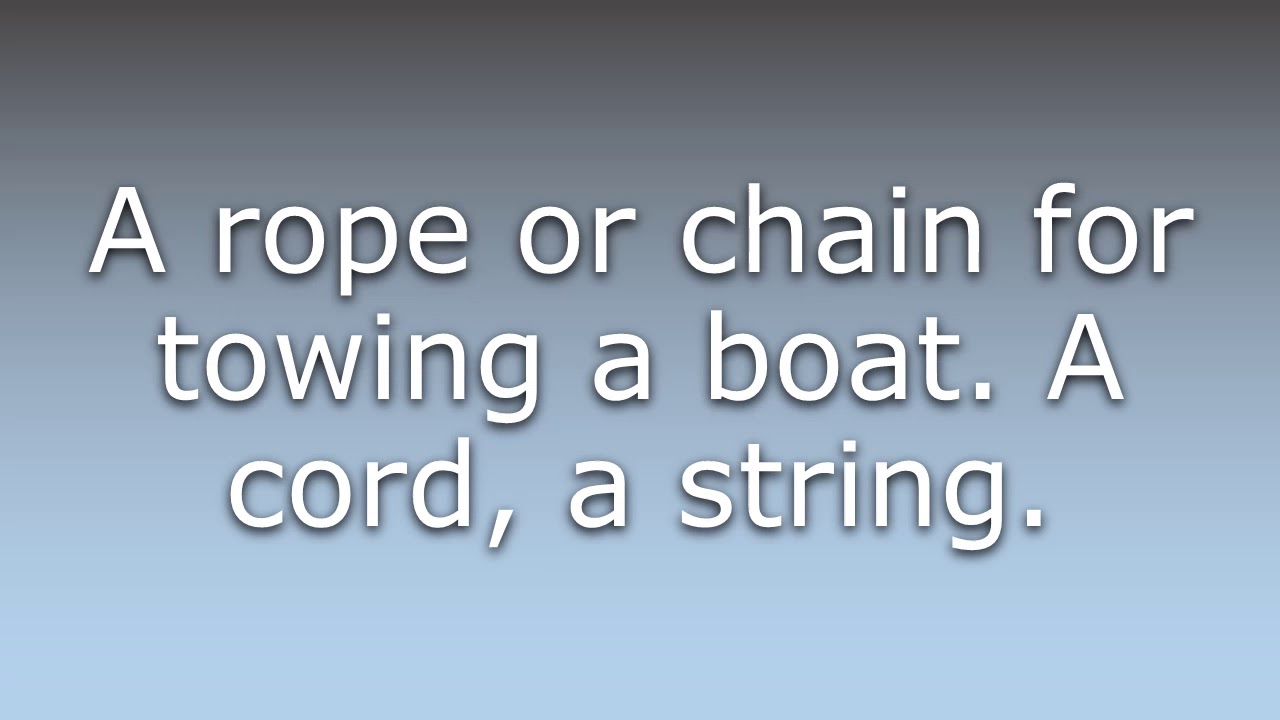 What does Tew mean? - YouTube