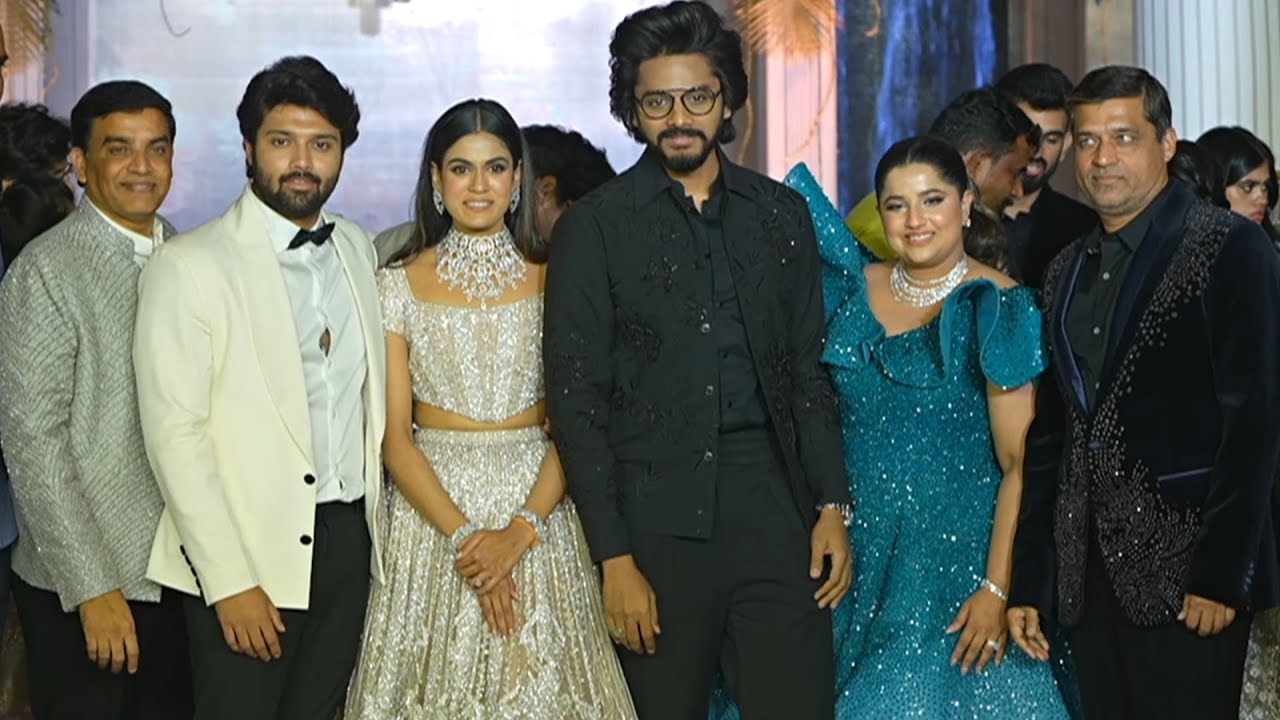 Hero Teja Sajja Visuals @ Ashish & Advitha Wedding Reception ...