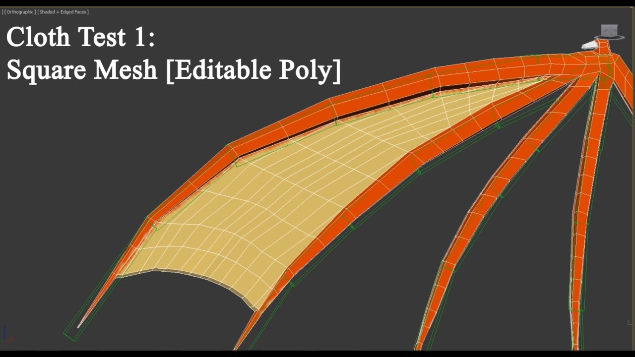[3DS Max] Partial Dynamic Wing Test - YouTube