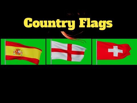 Country Flags. Animation green screen. #viral #greenscreen - YouTube