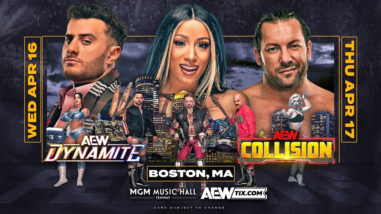 PRE-SALE! AEW Returns to Boston for TWO nights of ACTION! April 16th ...