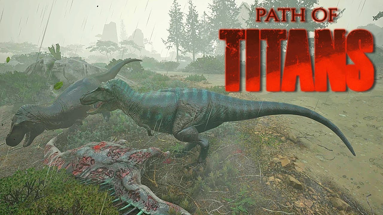 PT Rex Life From Harsh Start To Harsh End -Path of Titans Gameplay ...