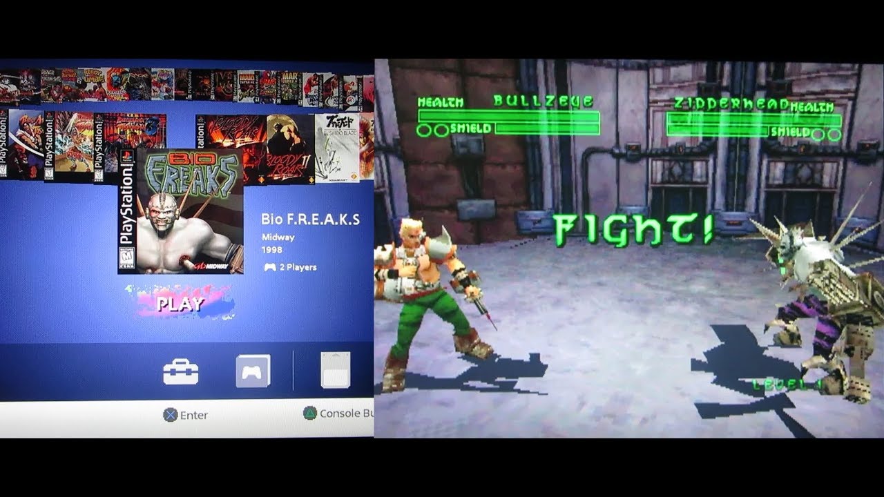 TrueBlue Mini Fight Pack Gameplay Playstation Classic LPOS - YouTube