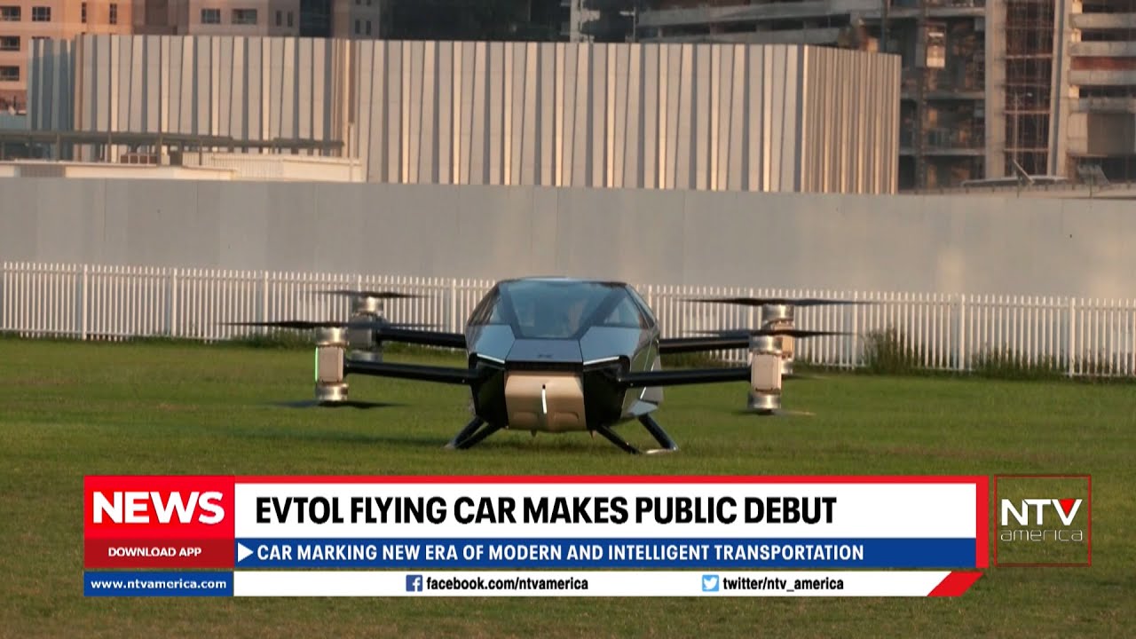 Evtol flying car makes public debut - YouTube