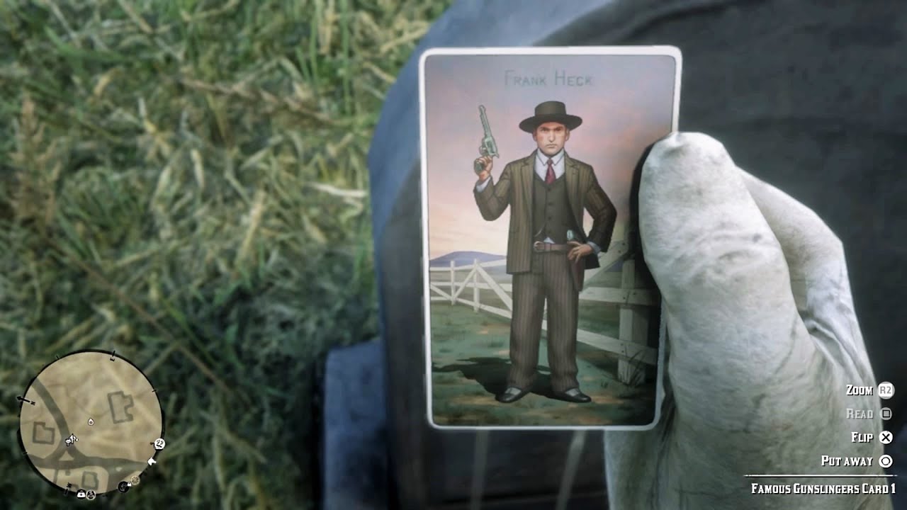 Red Dead Redemption 2 - Frank Heck Cigarette Card - True Tales of Frank ...