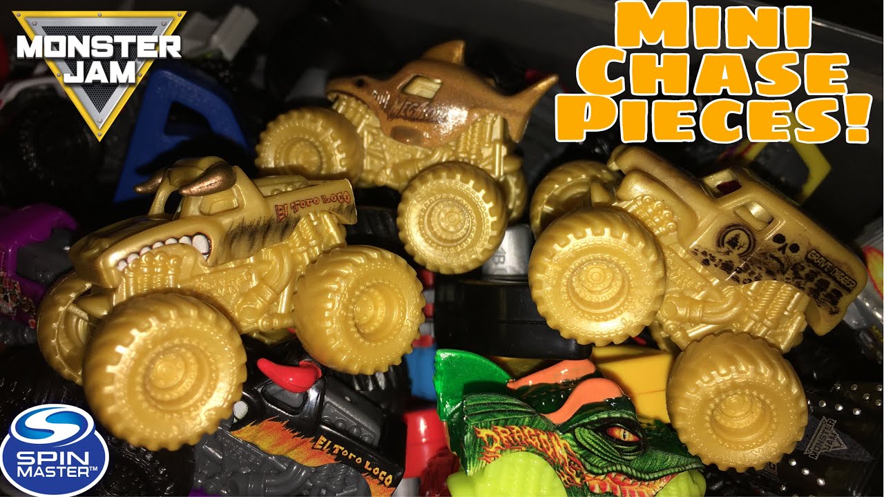 All Mini GOLD Chase Pieces! - Spin Master Monster Jam Instore & Review ...