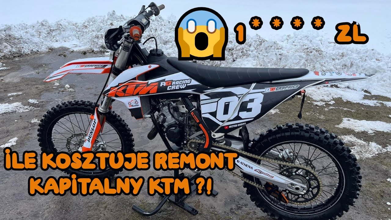KOSZT UTRZYMANIA CROSSA KTM 125 2T / WYNIKI KONKURSU / KONKURS - YouTube