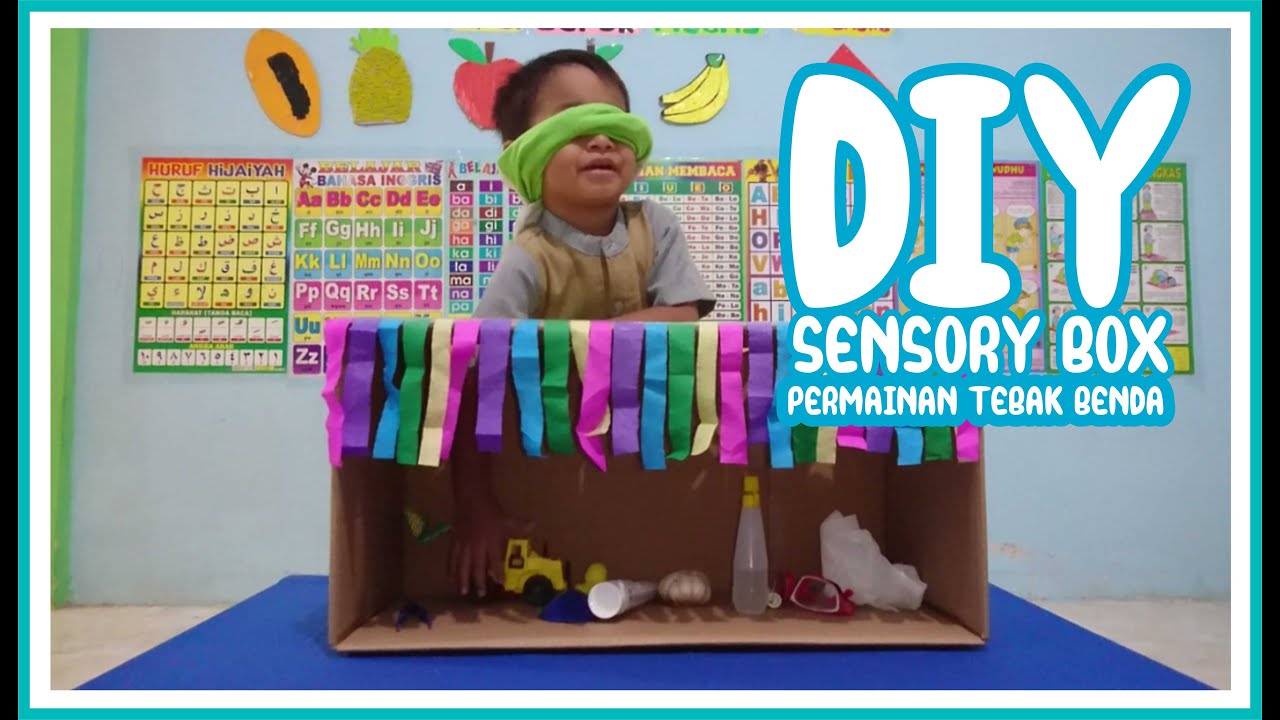 DIY Sensory Box | Serunya Bermain Tebak Benda Dalam Kotak | Ide Bermain ...