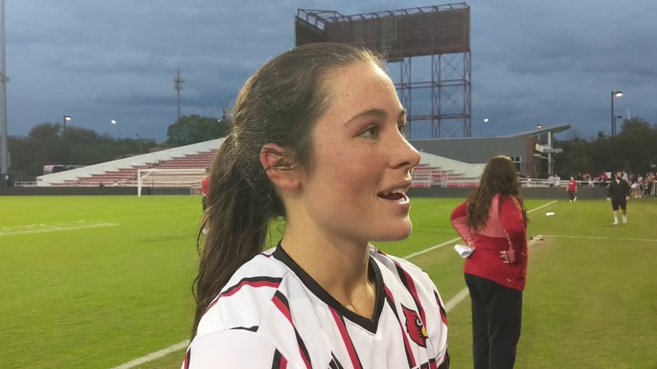 WSOC: Callie McKinney Clemson Postgame Interview - YouTube
