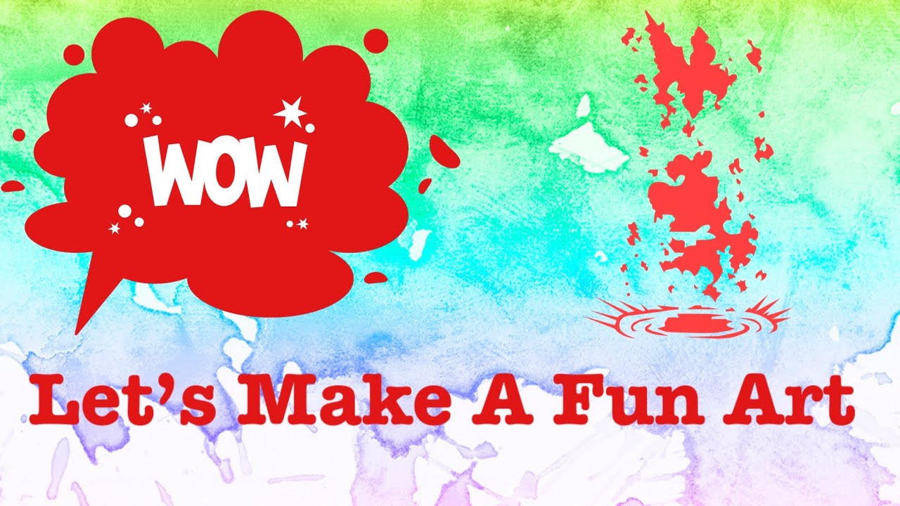Fun Art to keep your kid busy - YouTube