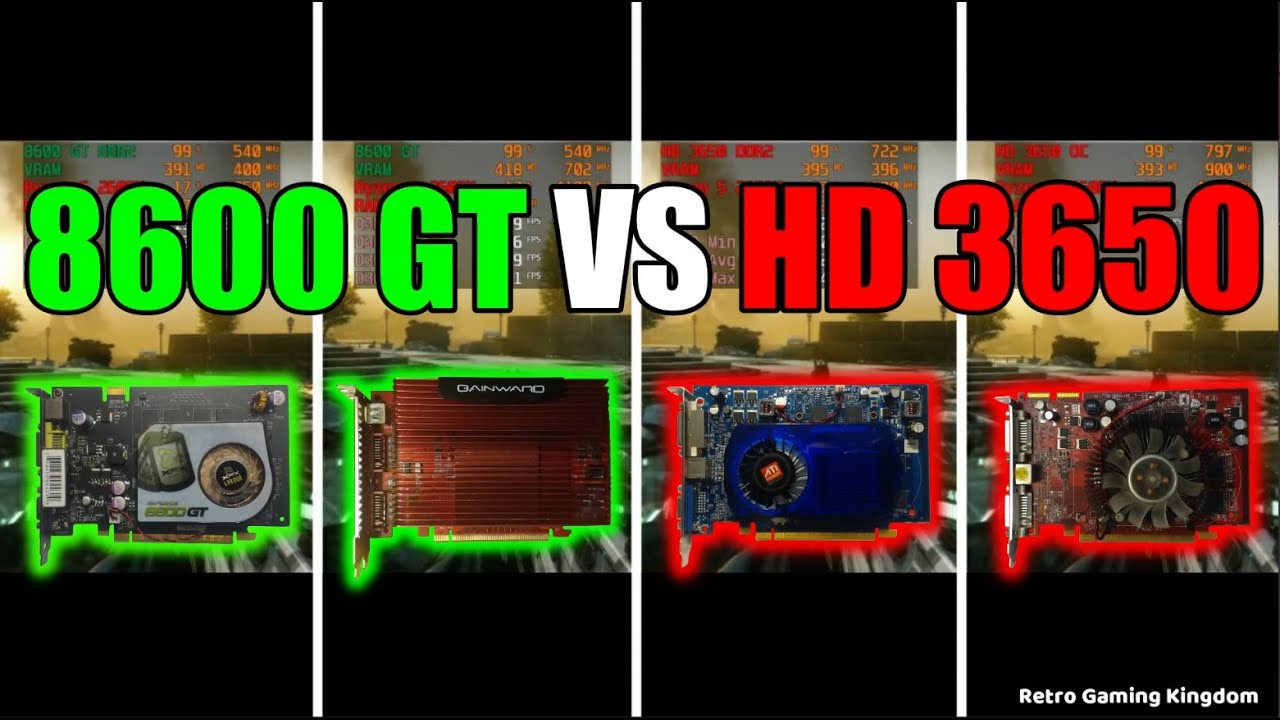 GeForce 8600 GT Vs Radeon HD 3650 Xtreme Test In 11 Games No FPS