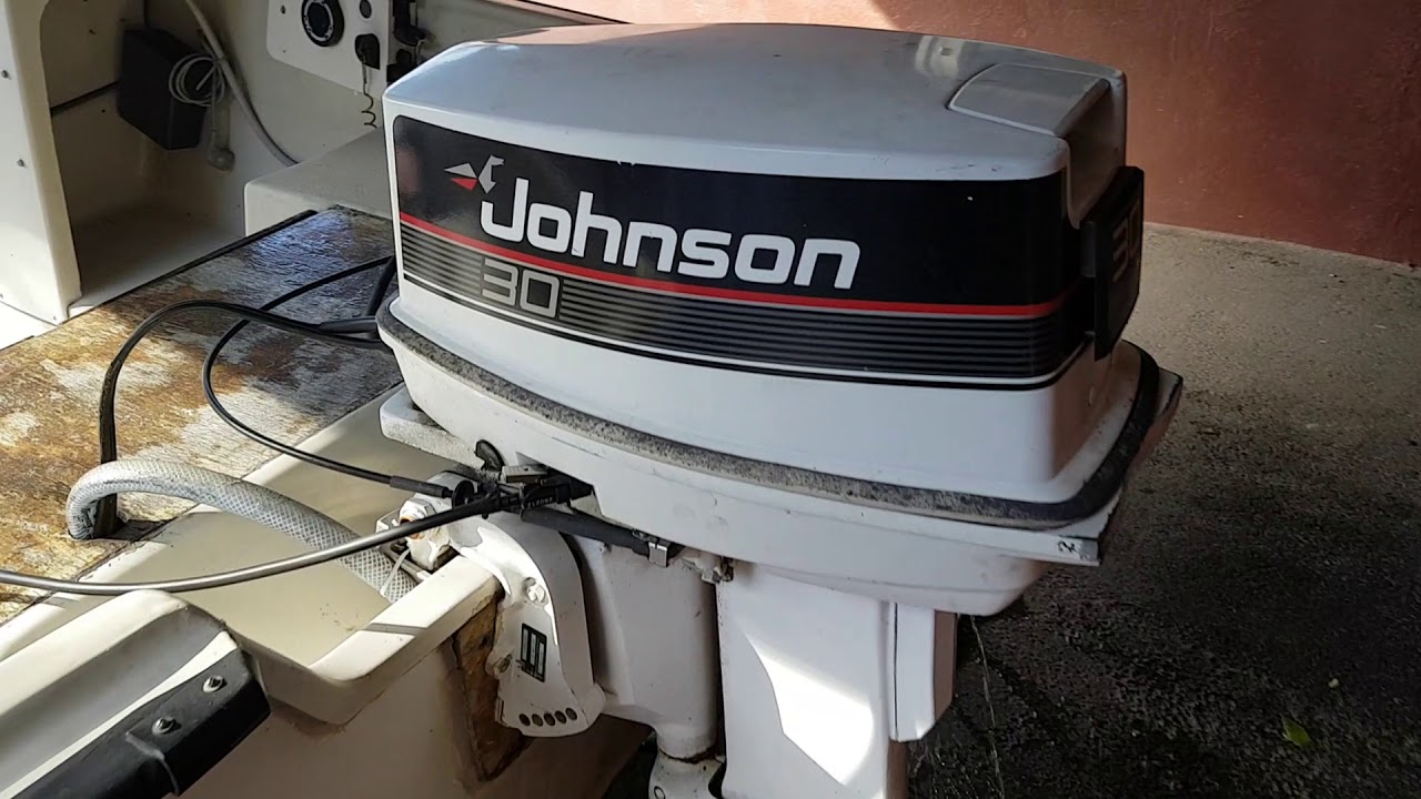 Johnson 30 hp 1989 - YouTube