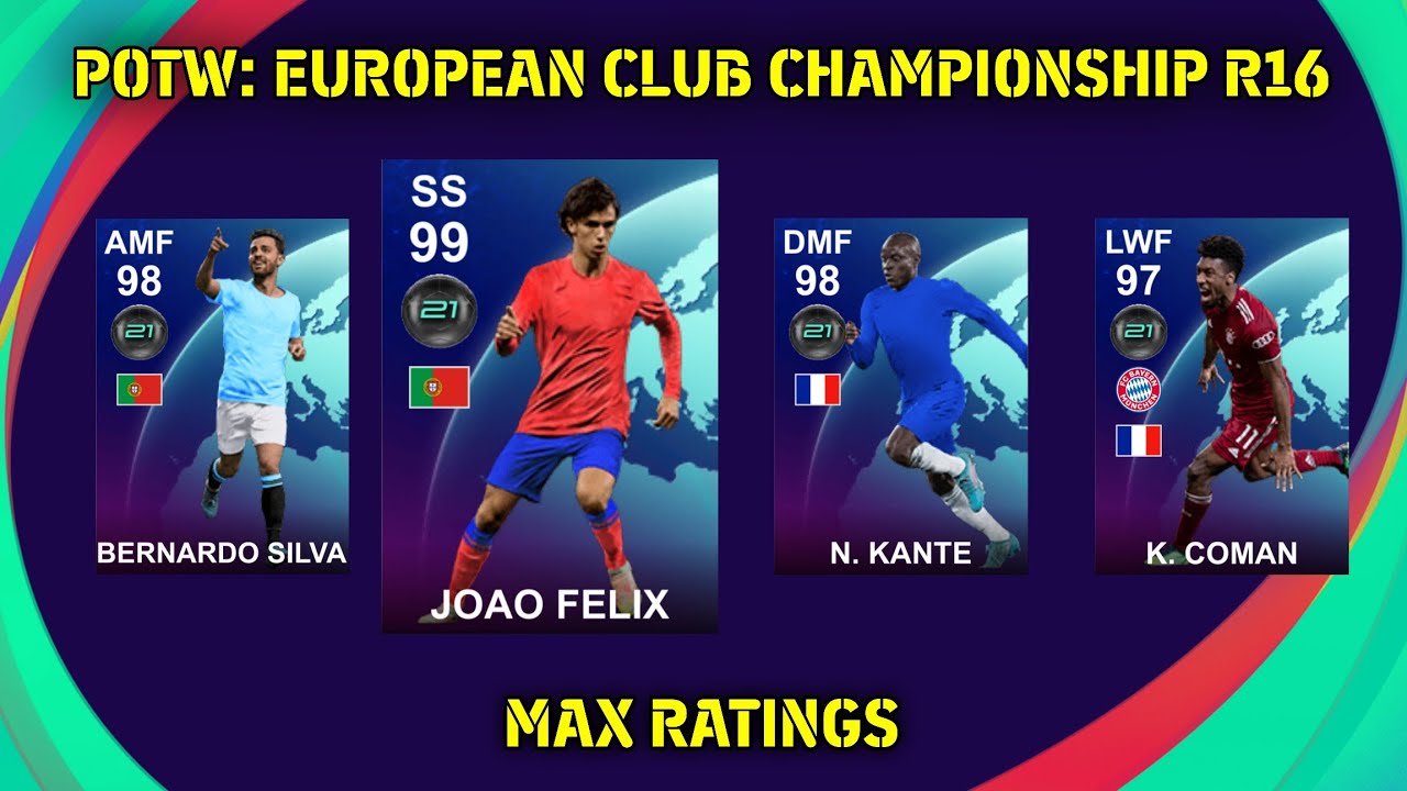 POTW: European Club Championship R16 Featured Players Official Max ...