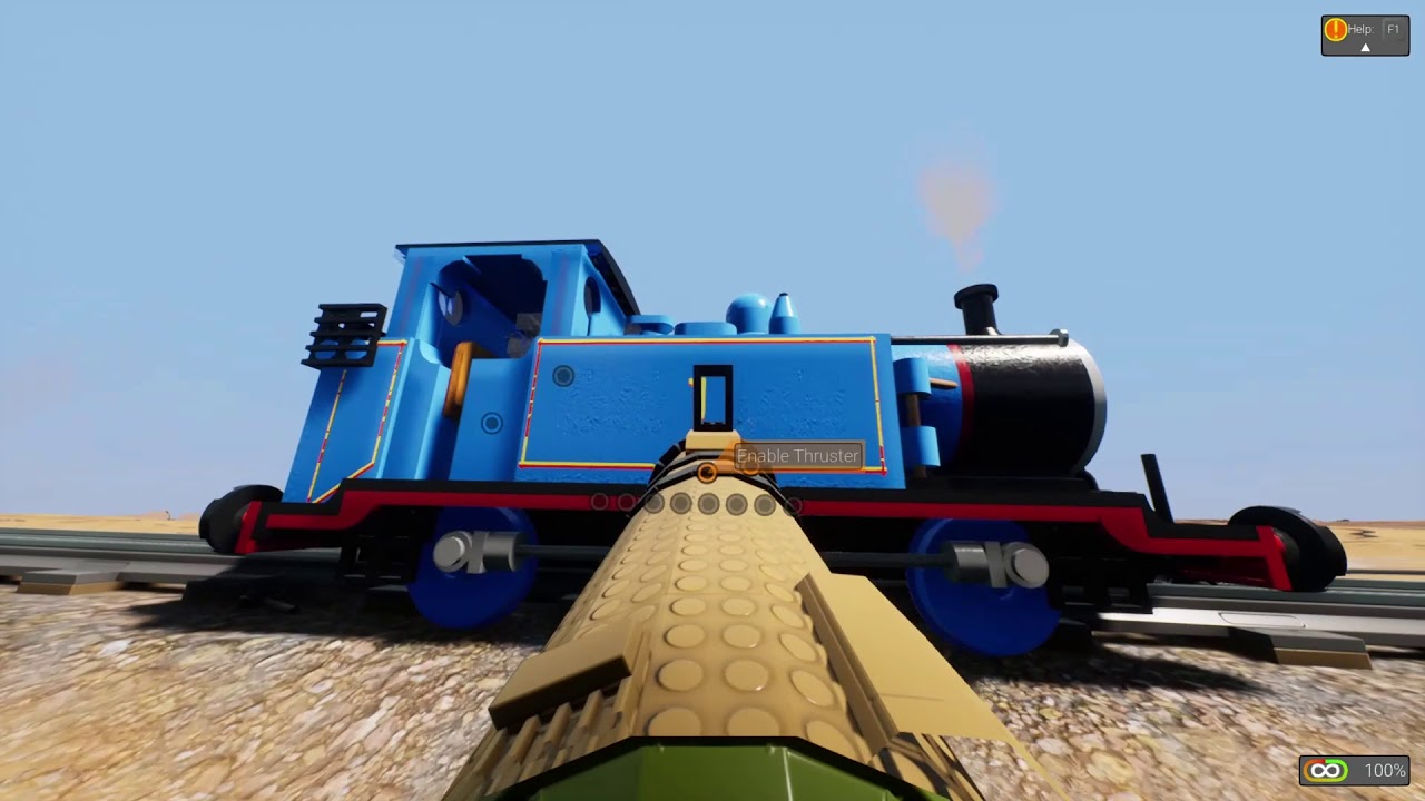 Blowing up block Thomas in Brick rigs . Damian show and games. - YouTube