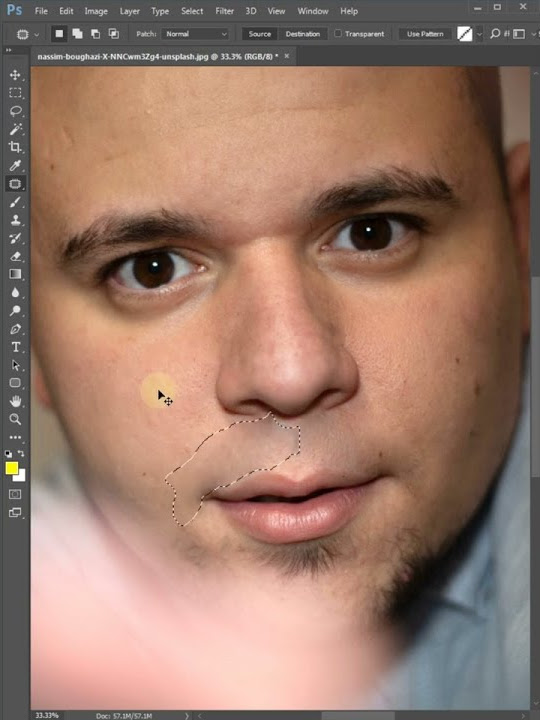 Easily Remove Mustache Photoshop Tutorial Shorts Youtube