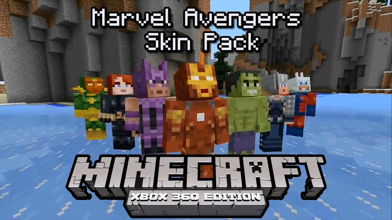Minecraft - Trailer - Skin Pack Marvel Avengers - YouTube