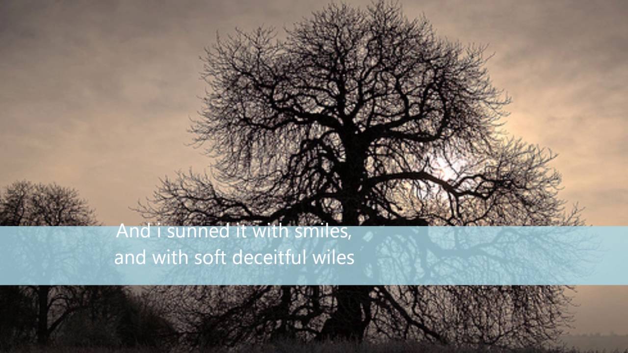 a poison tree form 4 and 5 poem - YouTube