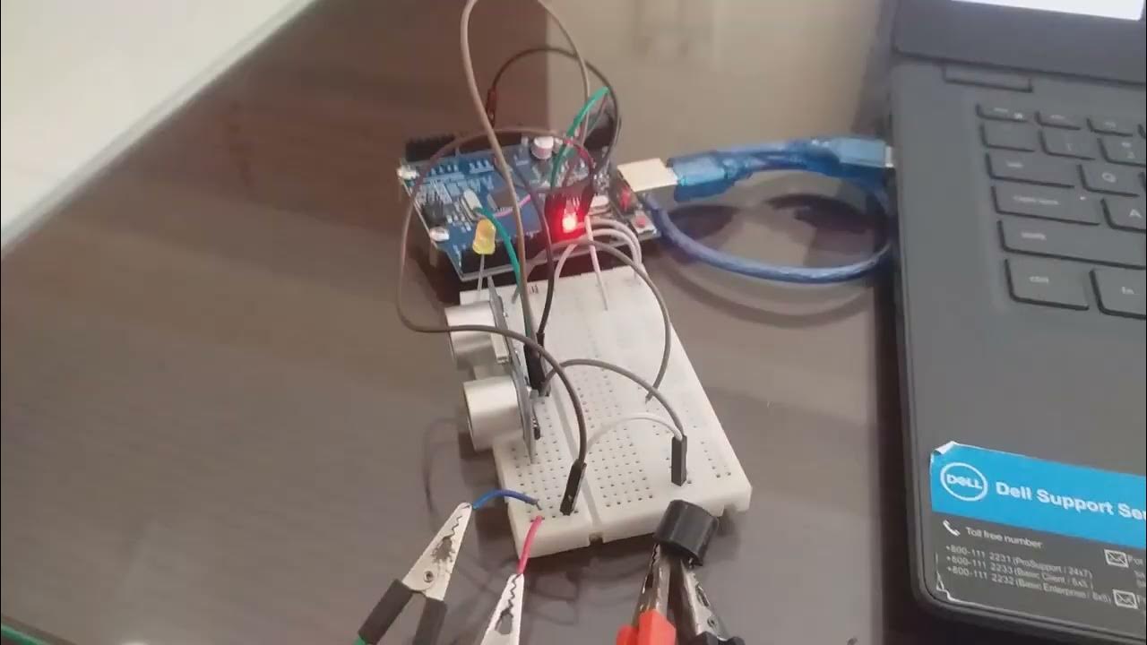 Ultrasonic sensor with arduino uno#arduinoproject #experiment#scienceexperiments - YouTube