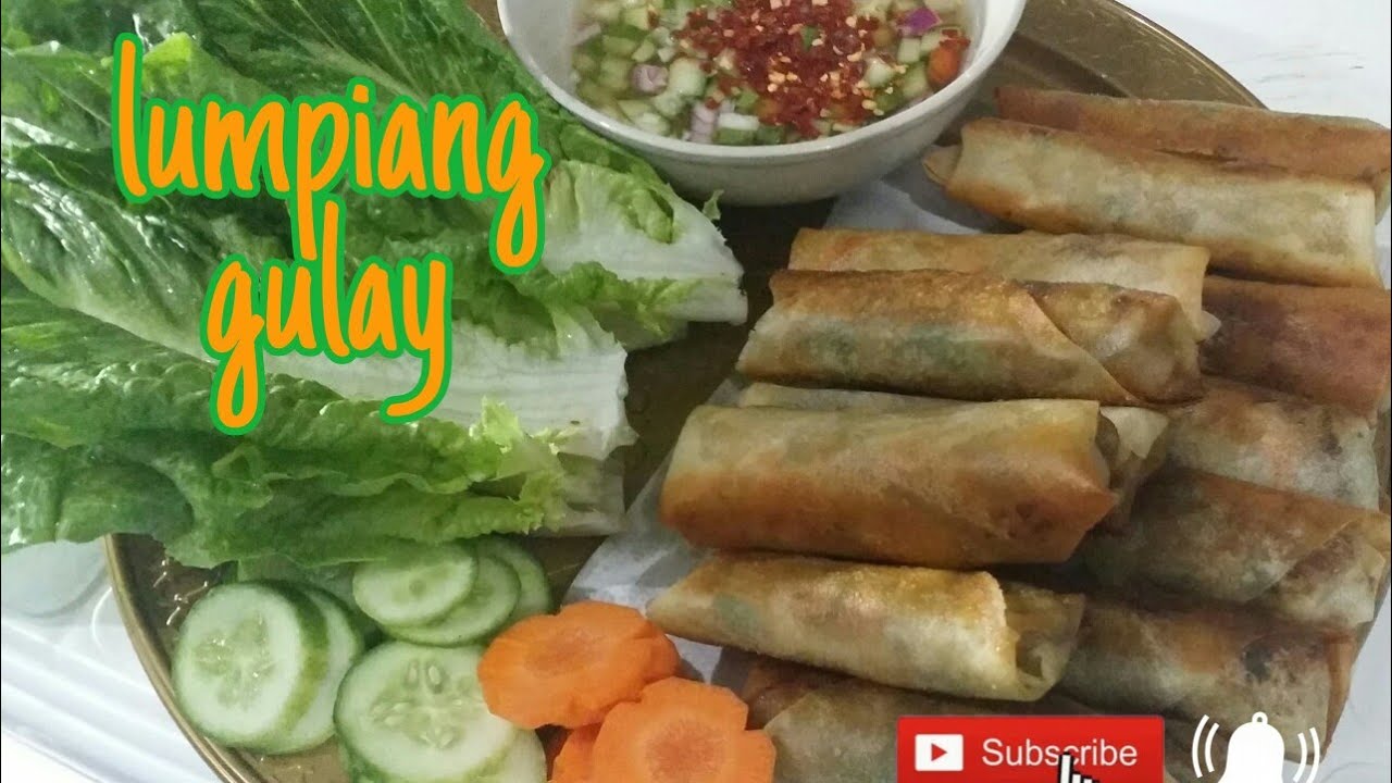 LUMPIANG GULAY /SPRING ROLLS - YouTube