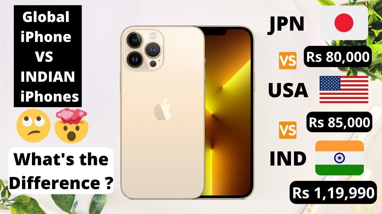 Global iPhone vs Indian iPhone 🤔| 13 Pro Japan Unboxing 😍| What's the ...