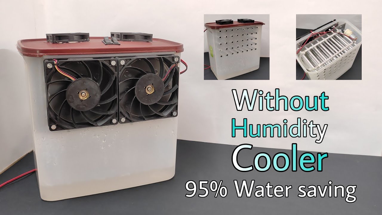 How to make without humidity cooler at home | using aluminum | Hand ...