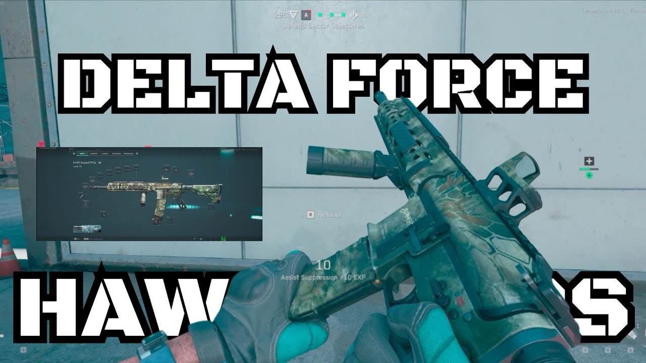 This Build is a Beast, K416 Max Level Build... Delta Force Hawk Ops ...