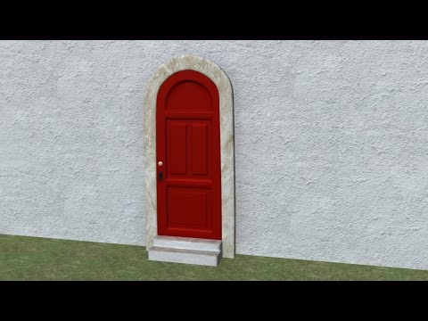 Autodesk Maya 2014 Tutorial Curved Door Modeling ,Texturing Part 2 - YouTube