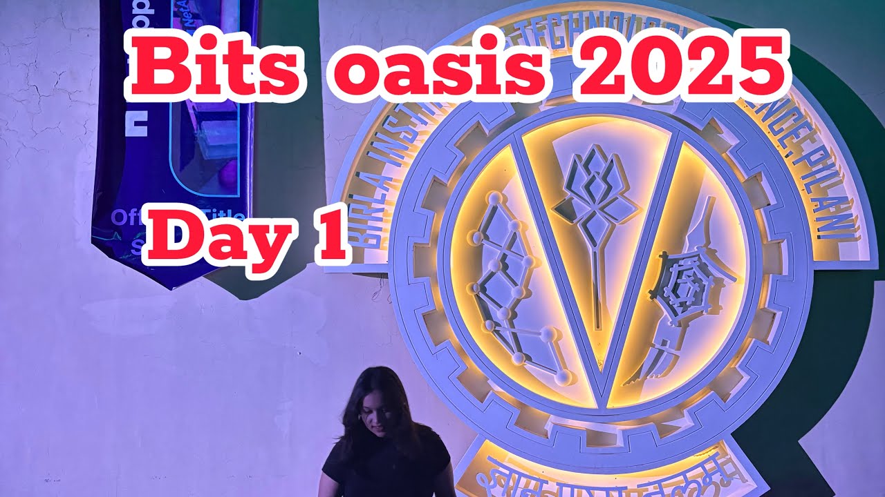 Bits pilani | Bits oasis | 2025 | Fest - YouTube
