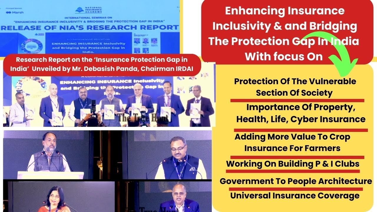NIA Report On Insurance Protection Gap in India Unveiled, With A ...