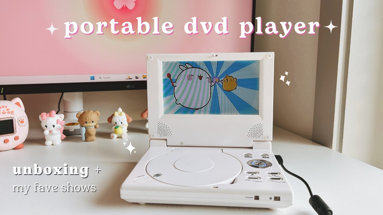 📀 buying a portable dvd player in 2024 | mini dvd collection + my ...