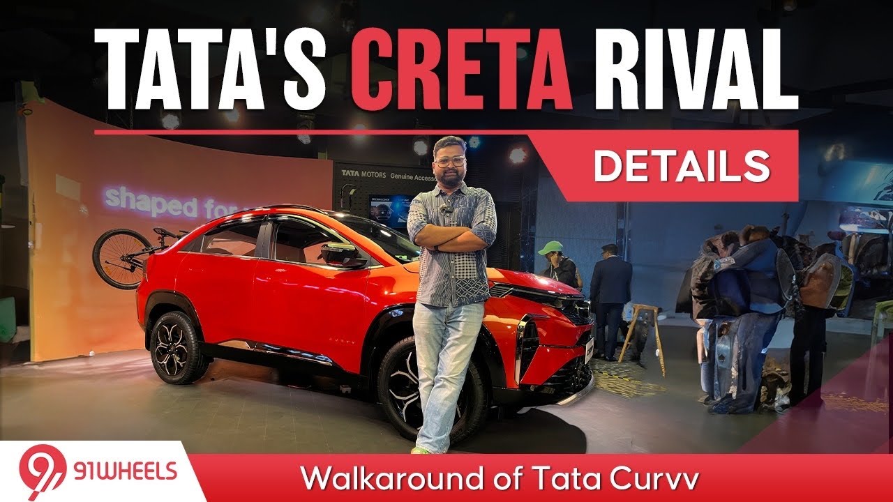 2024 Tata Curvv Diesel / Petrol Coupe SUV Showcased || Creta Rival With ...