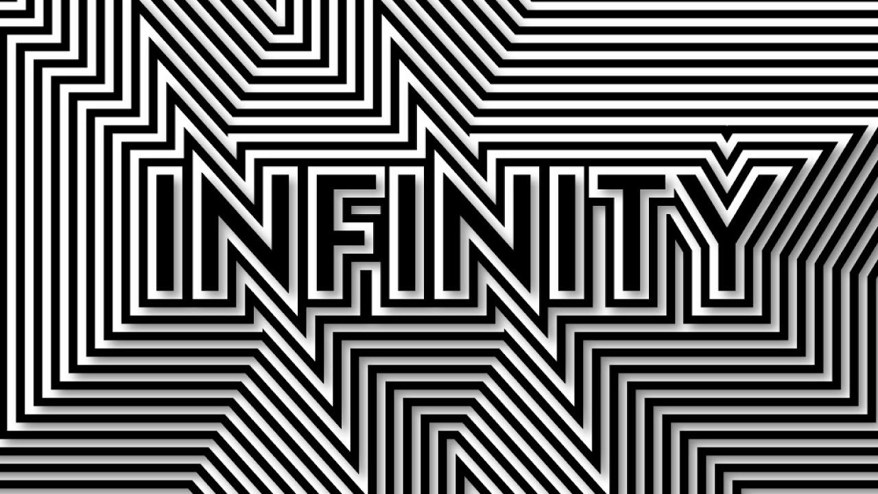 INFINITY Repetitive Text Effect Illusion in Illustrator - YouTube