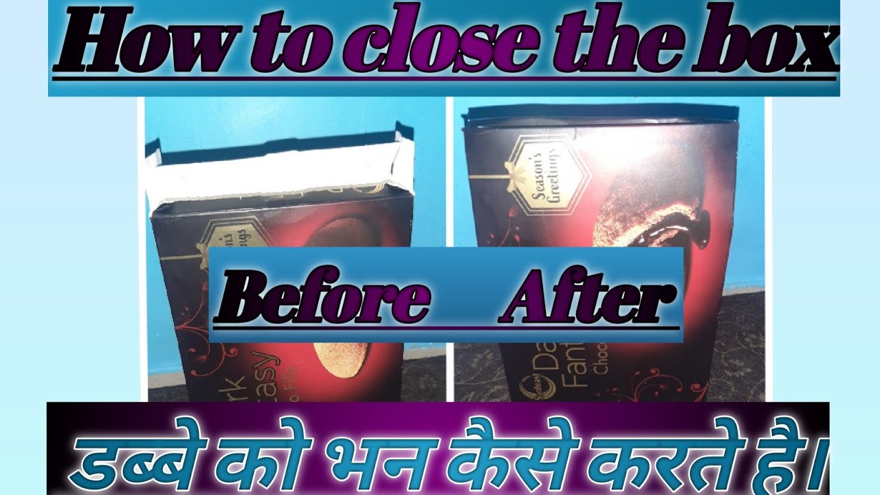 How to close the box easily.🤗🤗💯 - YouTube
