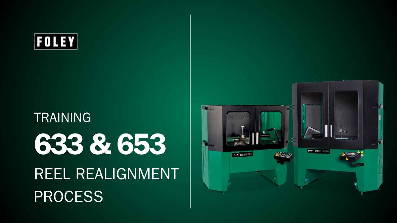 Reel Realignment Process 633 & 653 Reel Grinders | Legacy Foley ...