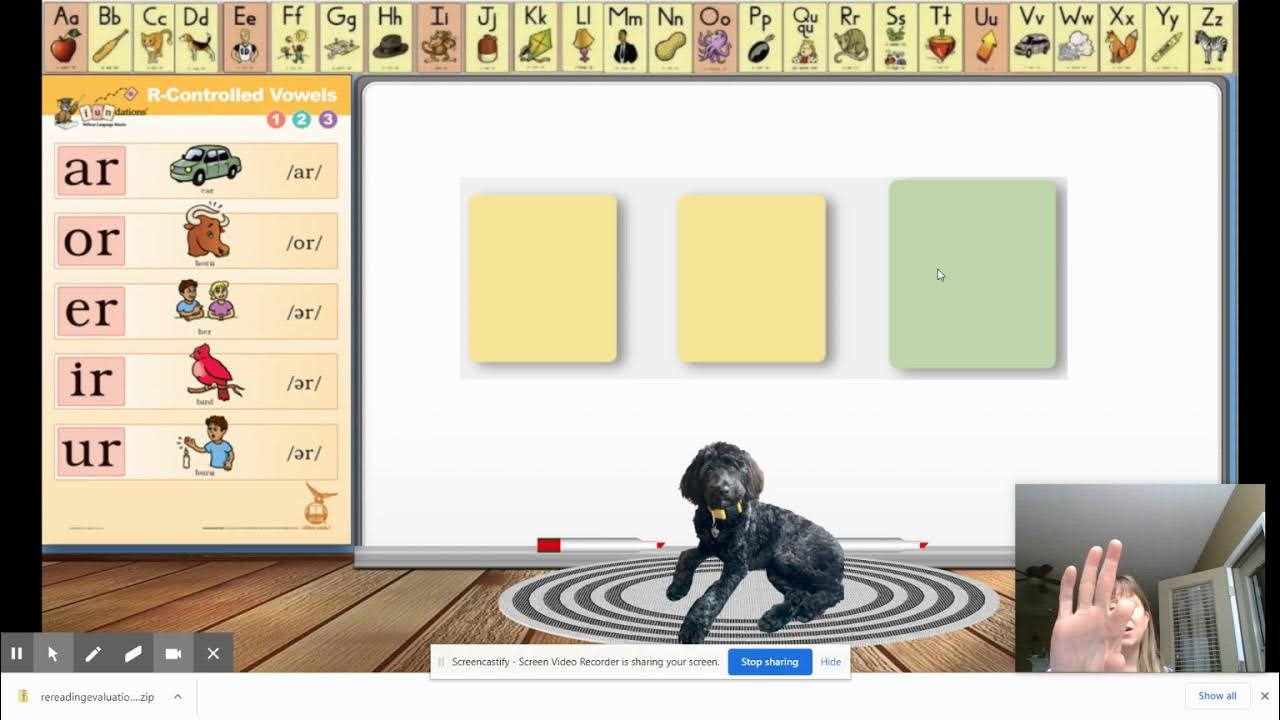 Fundations Level 1 Unit 8 Week 2 Day 1&2 Word and Fun - YouTube