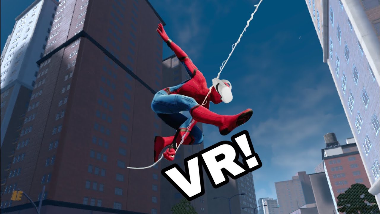 I became Spider-man in VR!! (Battle Glide) - YouTube