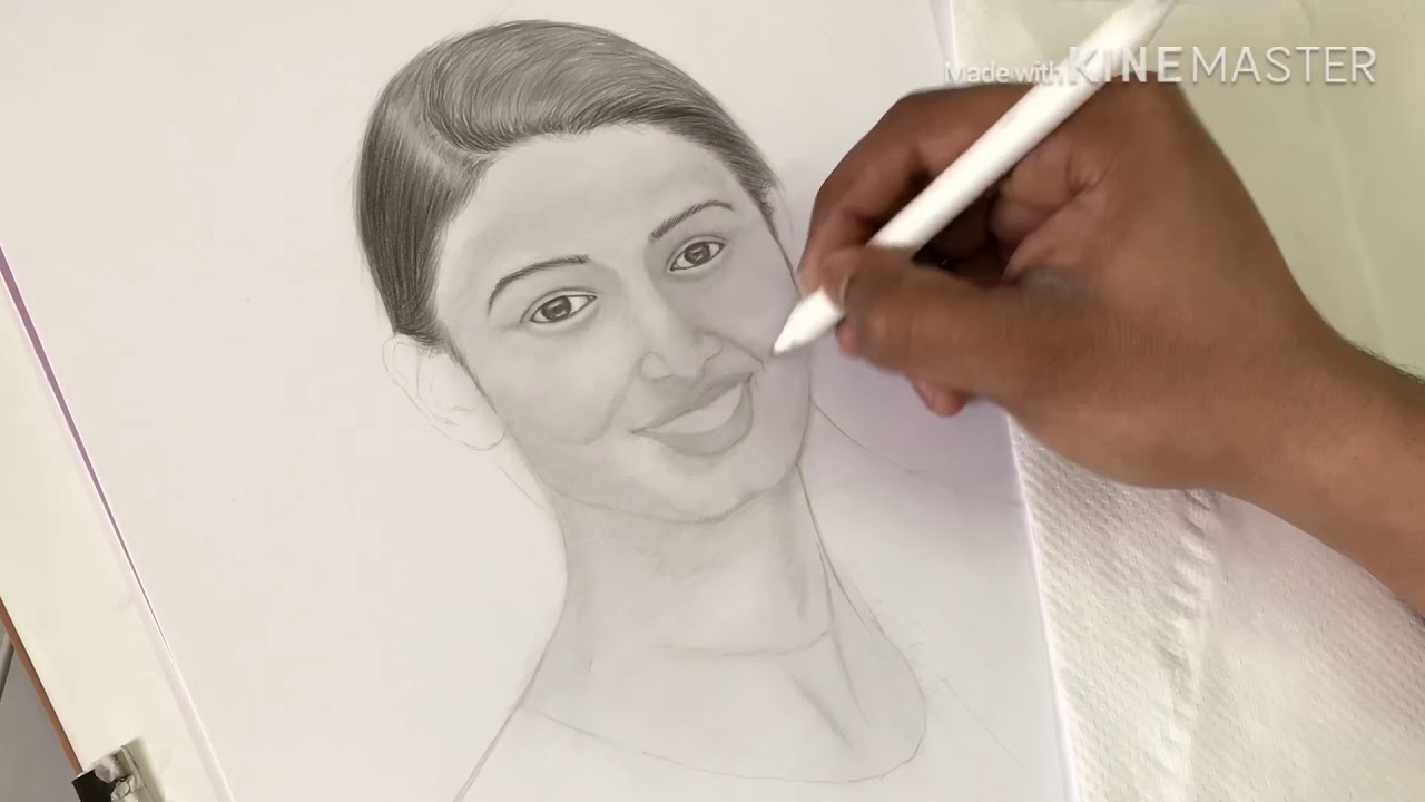 TIME LAPSE PENCIL PORTRAIT SKETCH | PENCIL DRAWING - YouTube