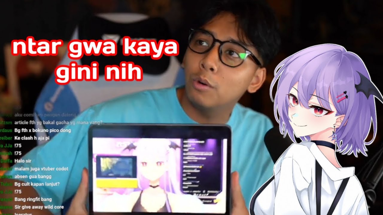 bang upi mau jalan jalan bareng vtuber ungu di Comifuro - YouTube