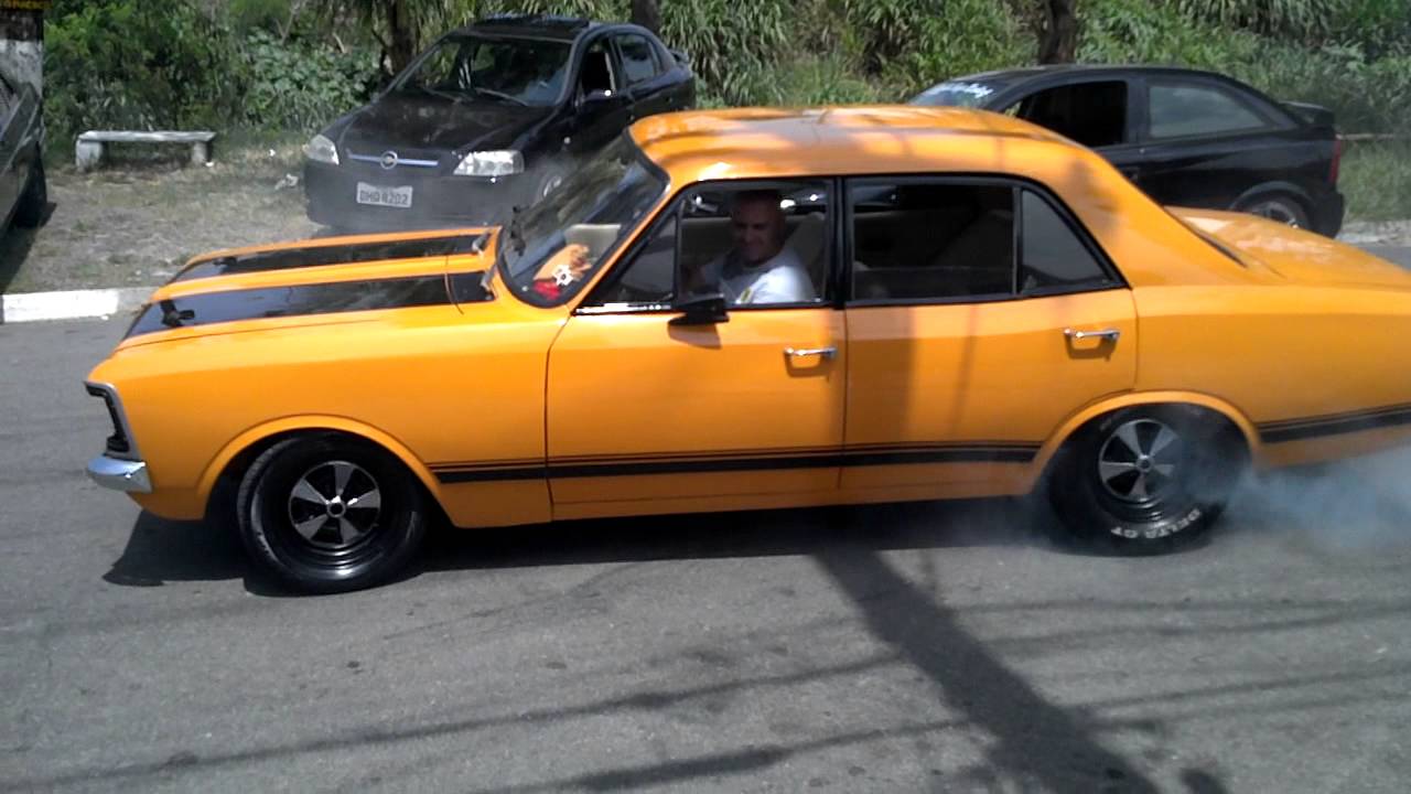 Opala ss 72 amarelo 6cc TTO no rubinho escape - YouTube