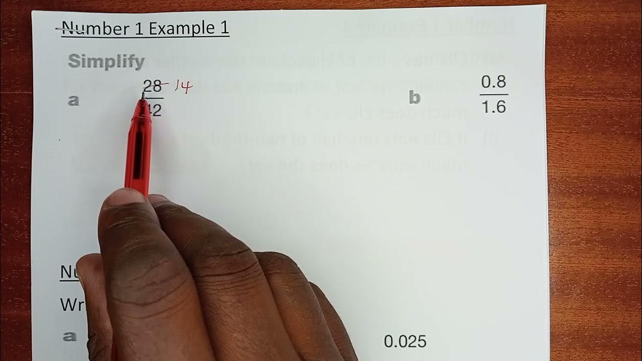 Simplifying fractions - YouTube