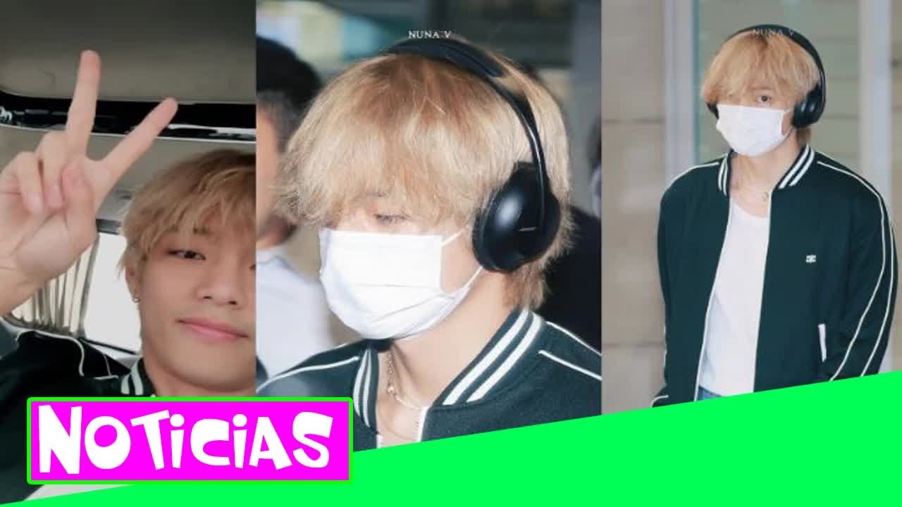 V de BTS Kim Taehyung revela que duerme mejor en un avión que en su ...