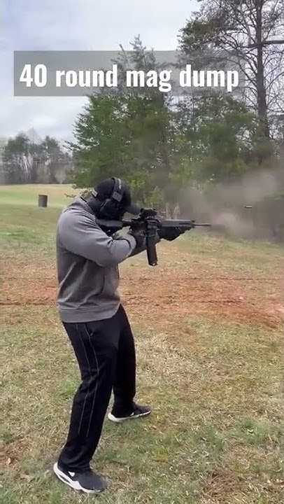 ar15 binary trigger mag dump - YouTube